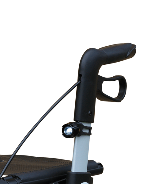 Weisse LED Lampe für Rollator